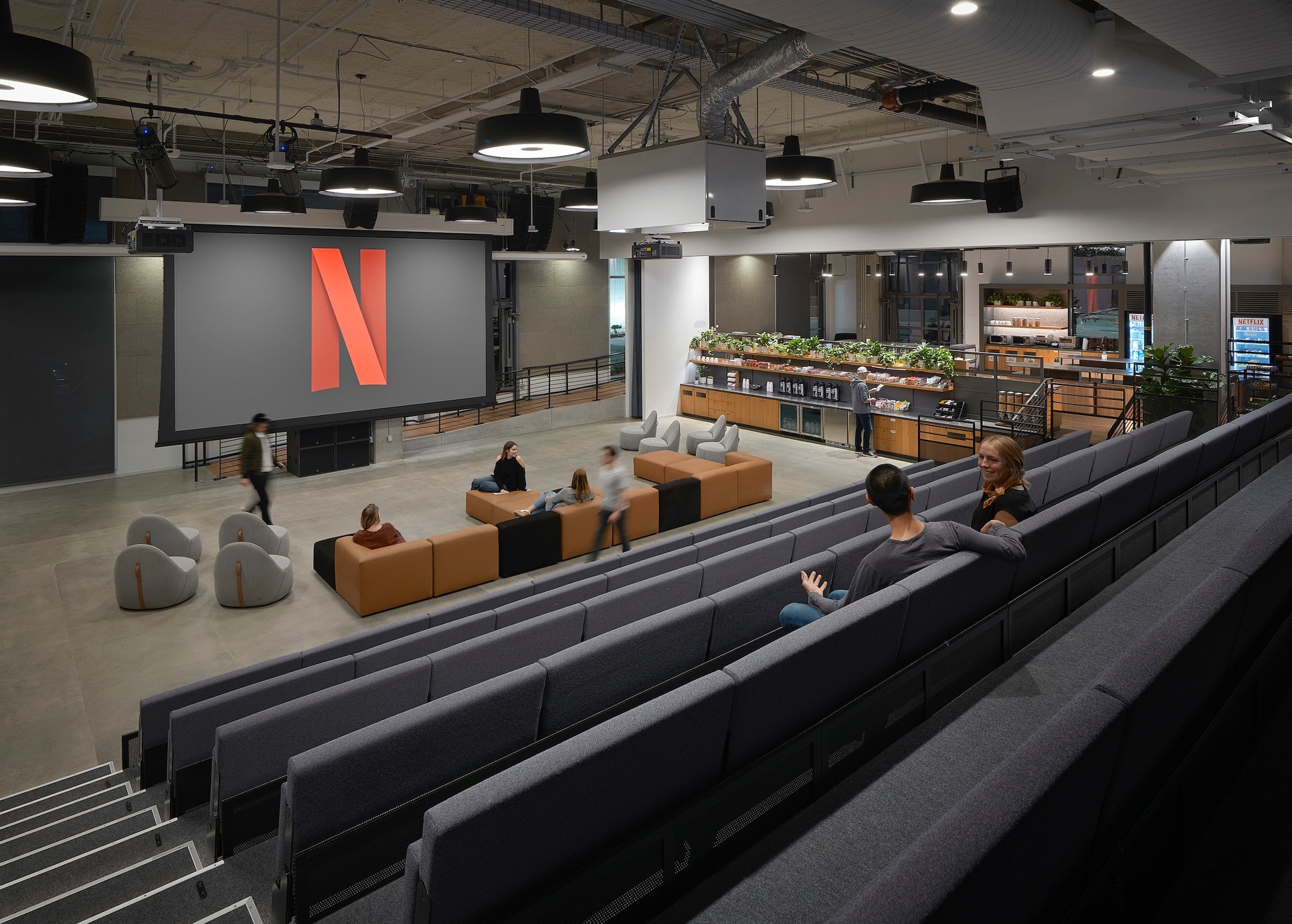 Meteor Lighting Netflix Cue Versatile Common Lounge Area | Meteor Lighting