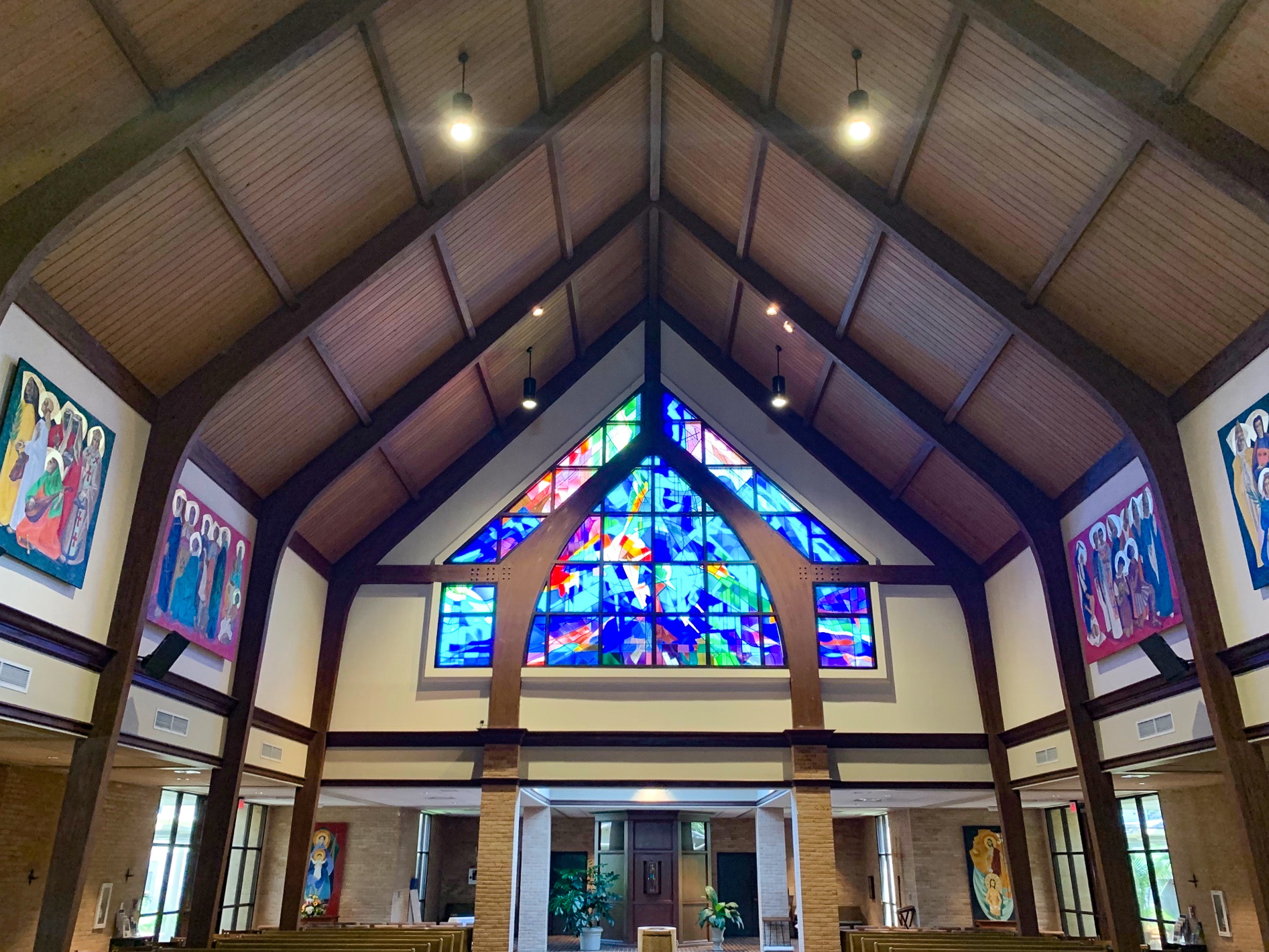 Meteor Lighting Sanctuary Design Atria 10 High Ceiling Cylinder Lights ...