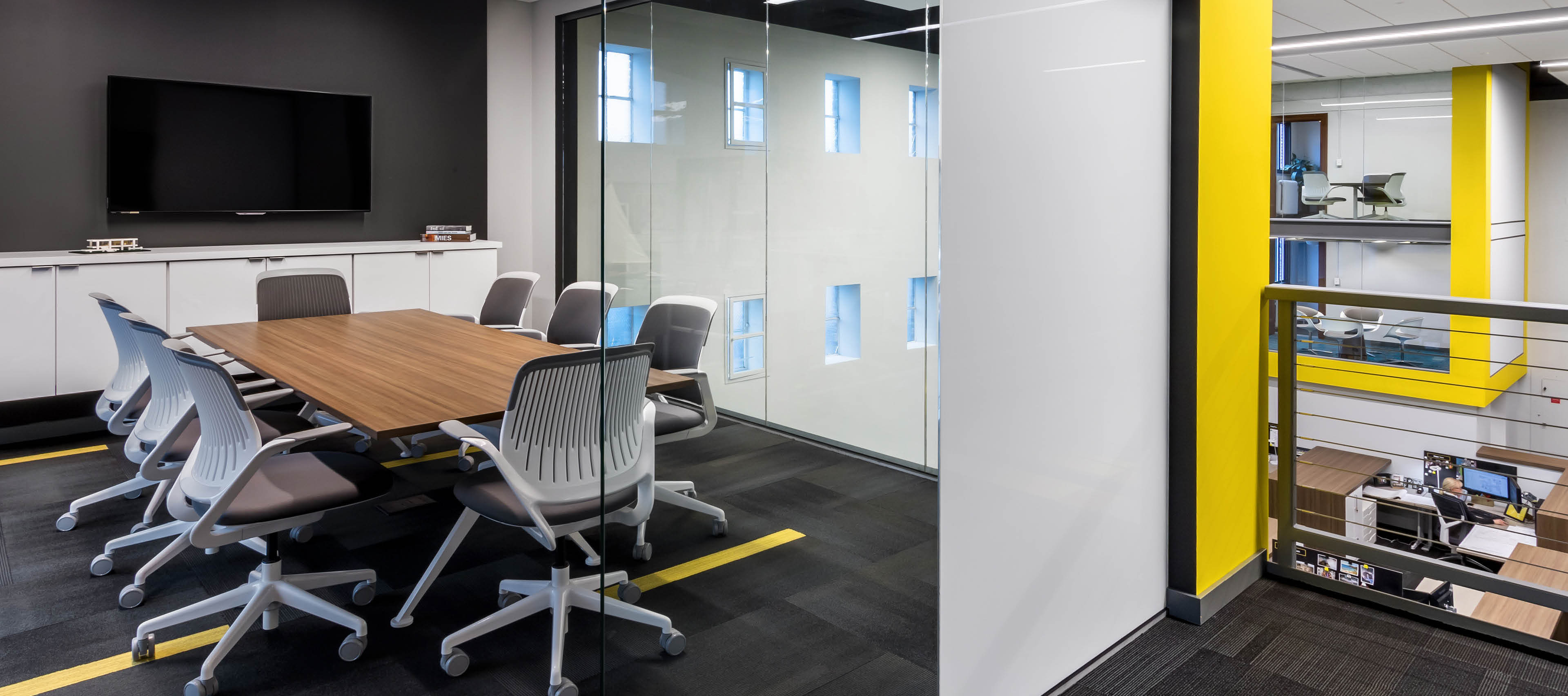 Mezzanine meeting room designs | Architecture Incorporated