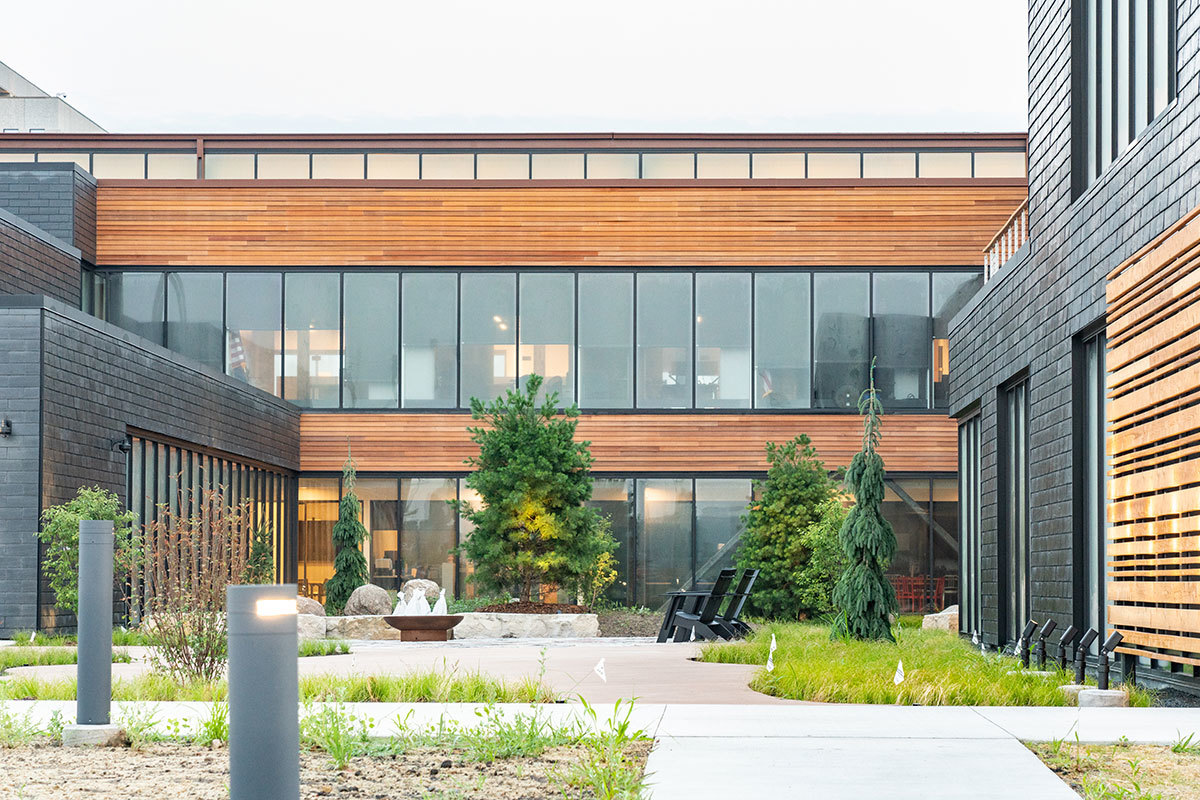 MG McGrath Mixed Use Building courtyard | MG McGrath Inc.