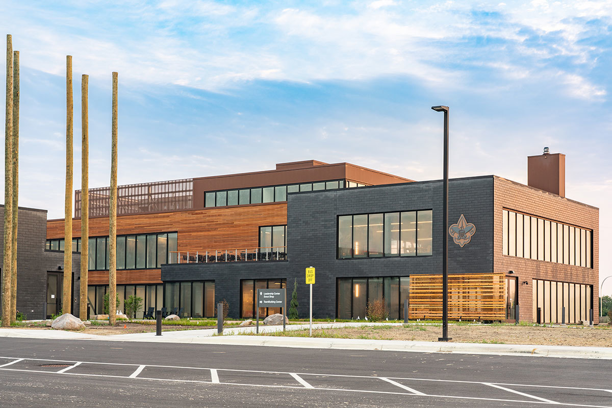 MG McGrath Mixed Use Building entrance | MG McGrath Inc.