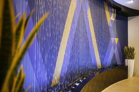 Rain Curtain Water Features | Midwest Tropical, Inc.