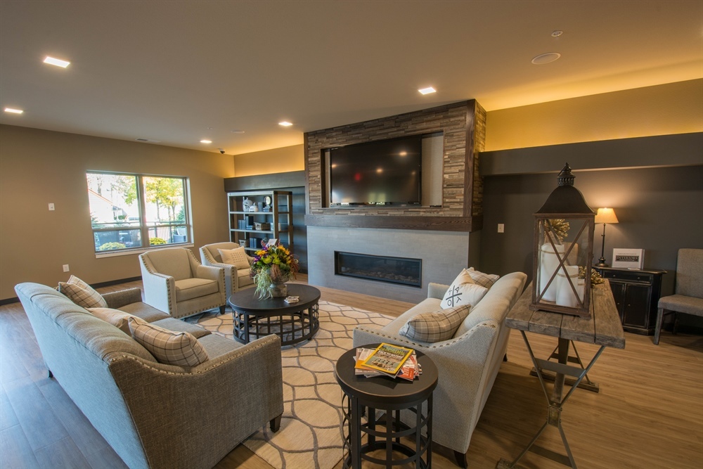 MIller M2 Lofts gathering area | Miller Architects and Builders