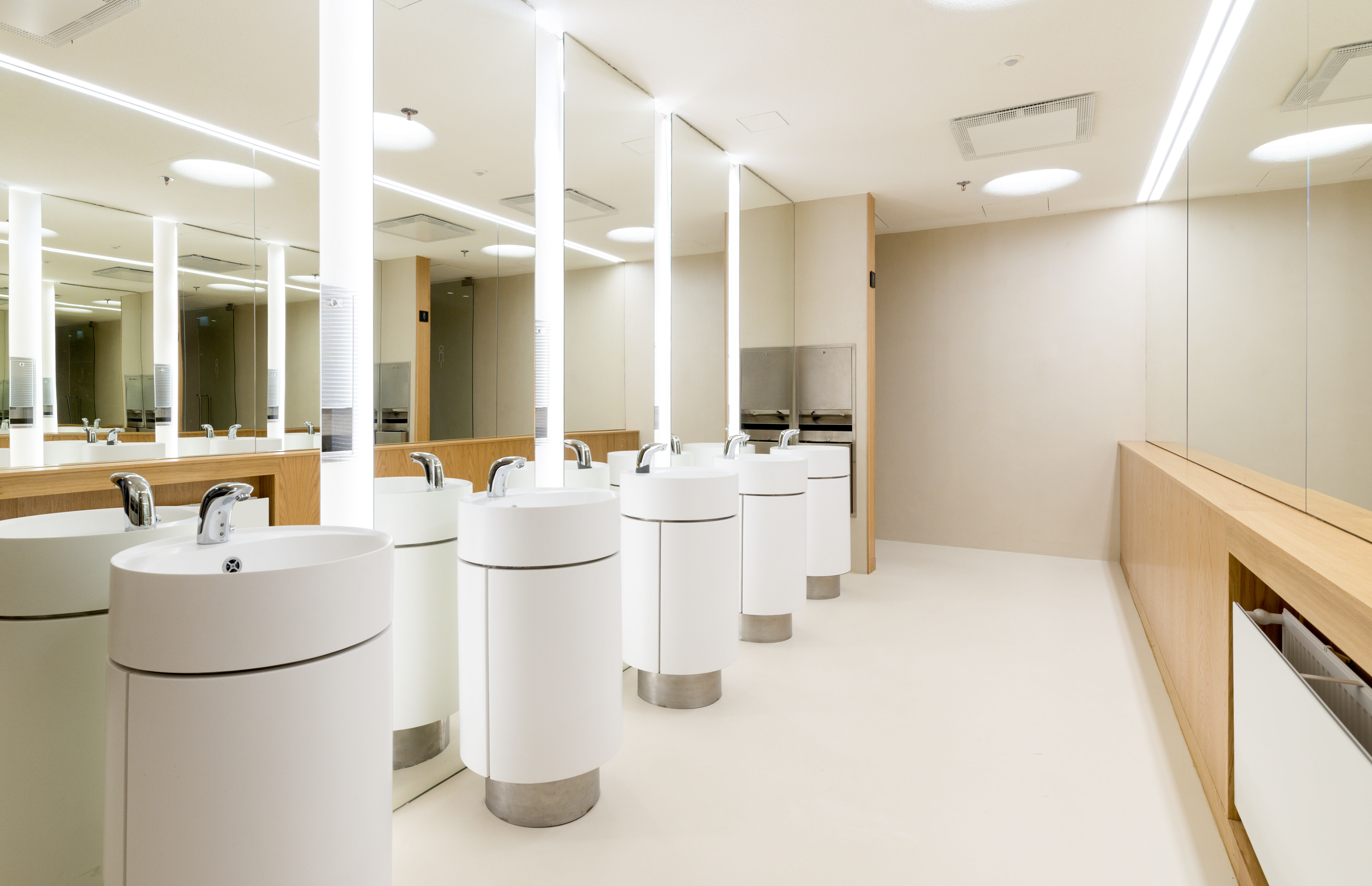 Minimalistic Restroom in Innovation Center | Durat USA