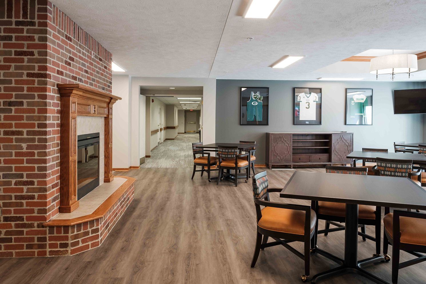 Mohawk Group Hillcrest Health Services Interior Flooring Common Room | Mohawk Group