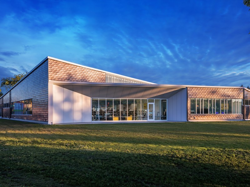 Moody nolan Shepard branch library modern exterior design 1 | Moody Nolan