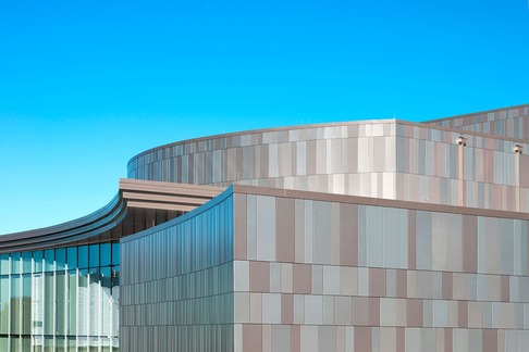 Multi-Colored Aluminum Panels, Office Building Design, Educational ...