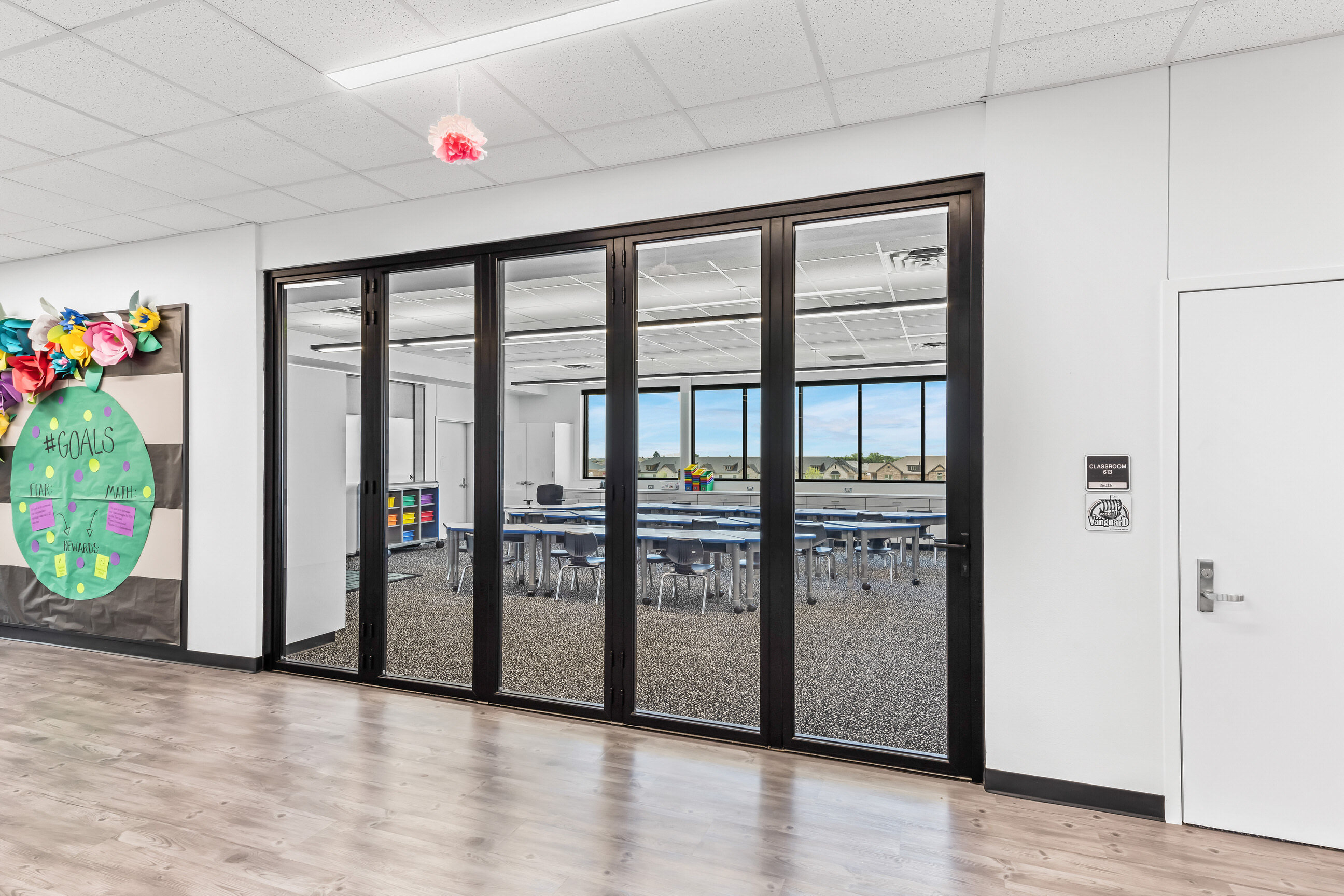 NanaWall Lubbock East Elementary Classroom Entry Sliding and Folding ...