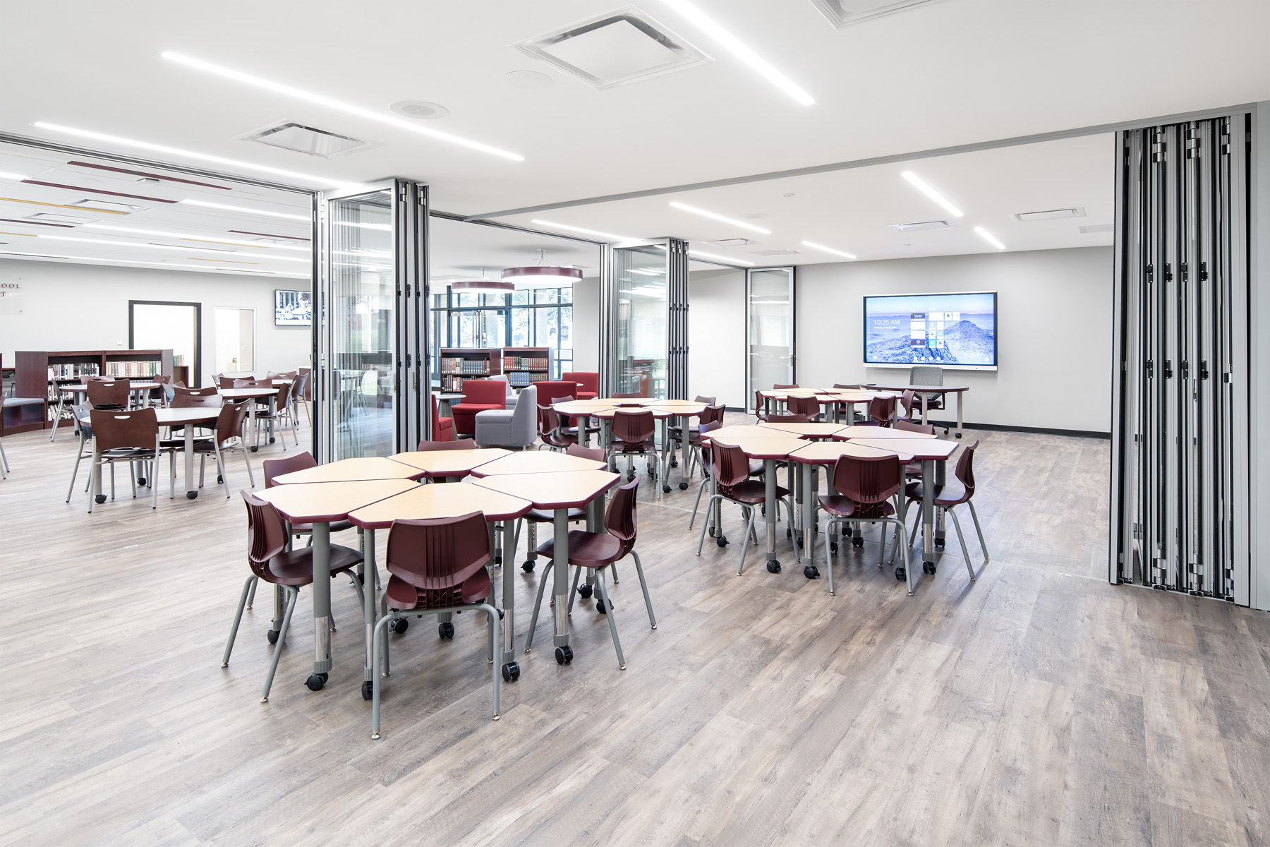 NanaWall Monsignor Farrell High School Modular Architectural Classroom ...