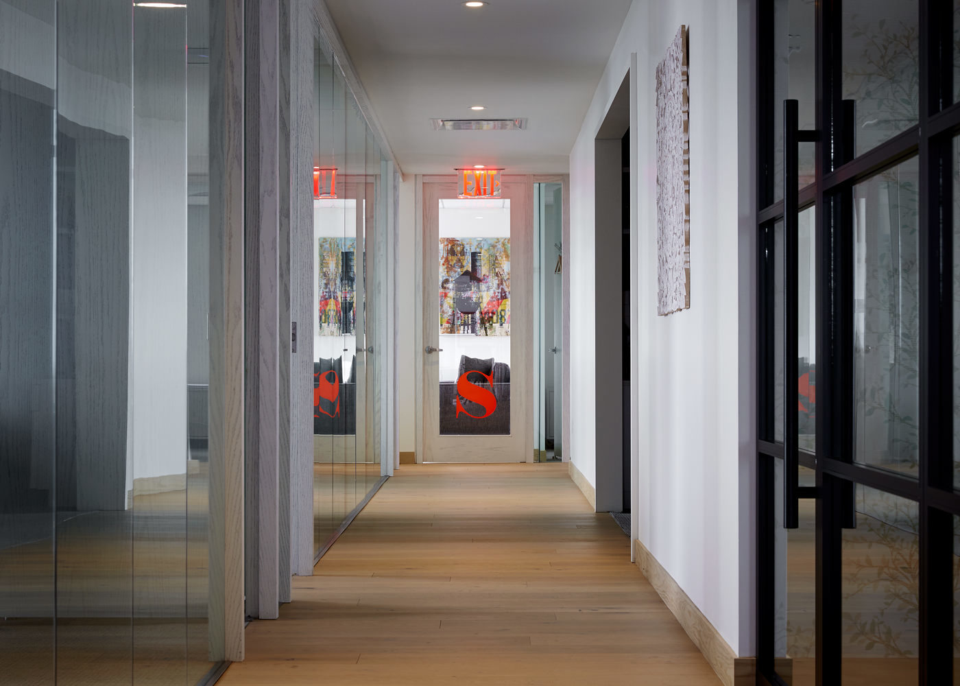 New York Architect Mixed Use Building design hallway | Hill West Architects