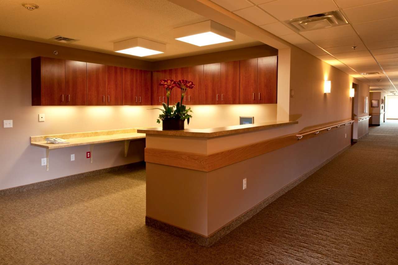 Nor Son Commercial Construction Villa Vista nursing counter | Nor-Son ...