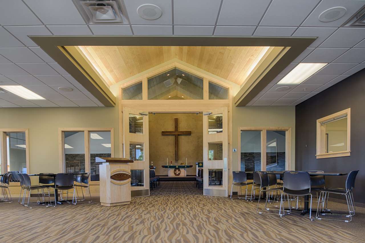 Nor-Son Construction Peace Lutheran Church Interior entry | Nor-Son ...