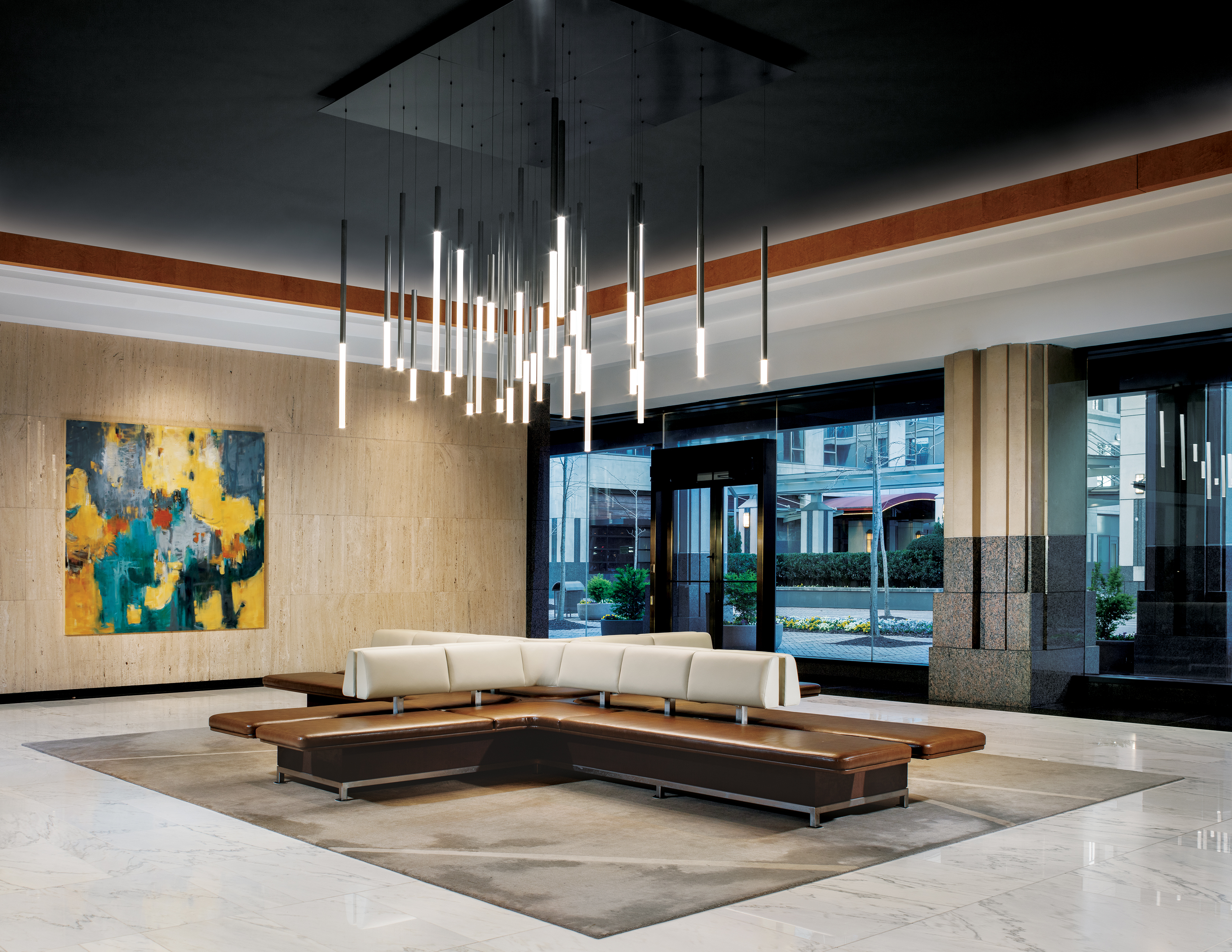 OCL Architectural Lighting One Buckhead Plaza Glowstick Cluster Custom ...