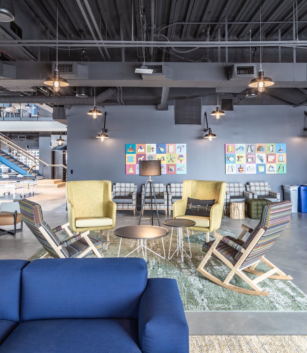 Office common area inspo | Visual Interest