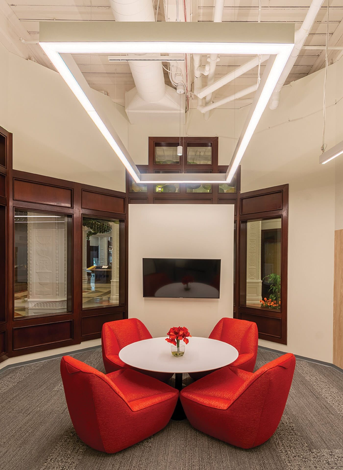 office seating design acuity brands square linear lighting | Acuity Brands