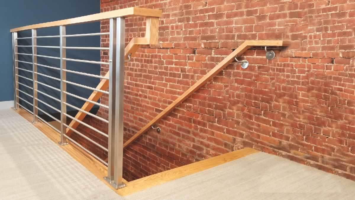 Office Space Railing Infill System AGS Stainless Steel Clearview ...