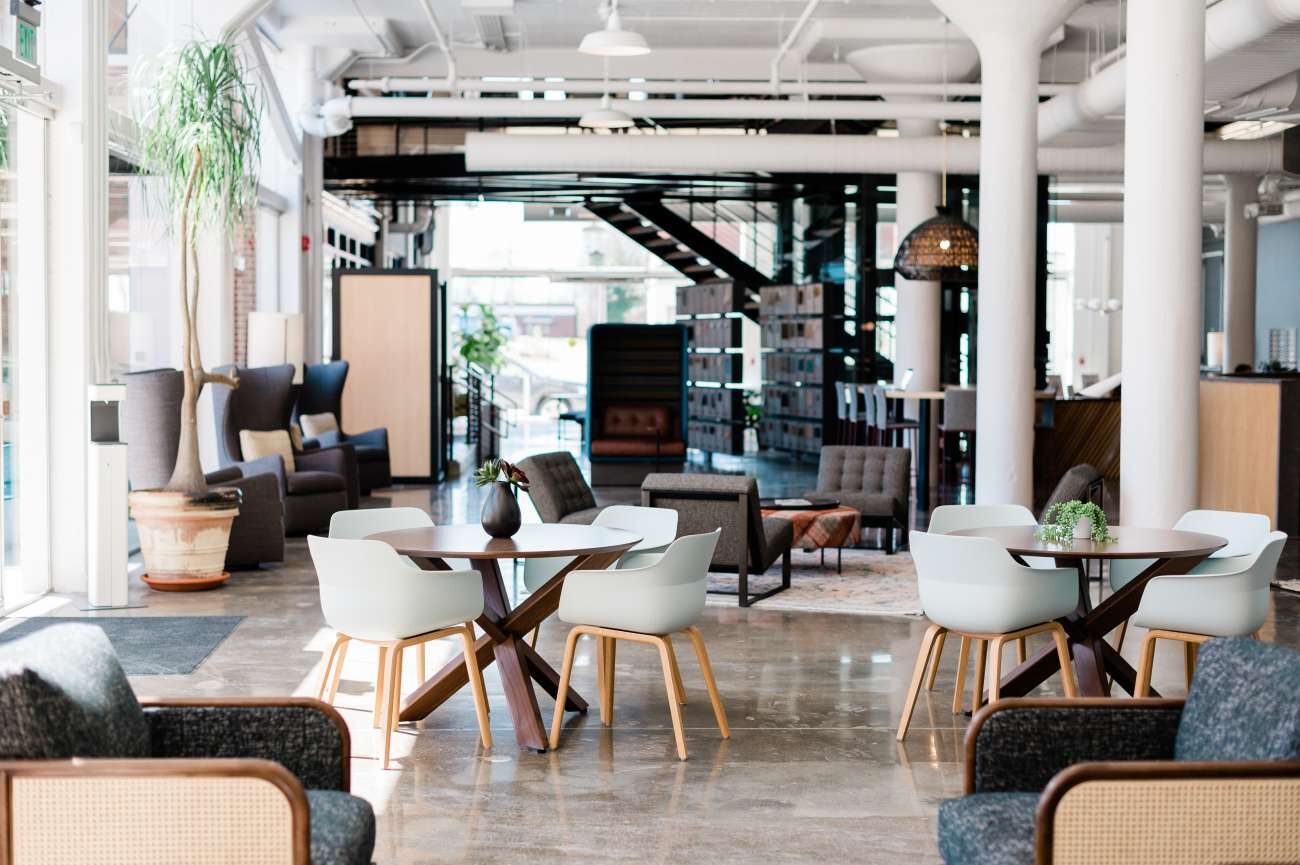 OFS Congdon Yards Lobby Lounge Seating | OFS