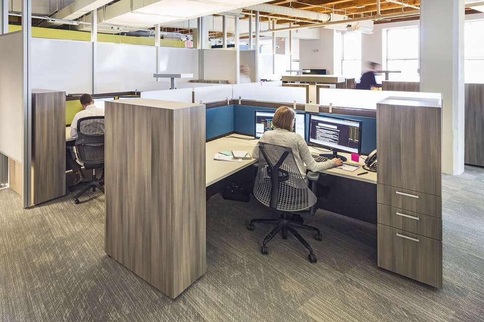 OFS LGA Partners Office Interior Private Desk | OFS