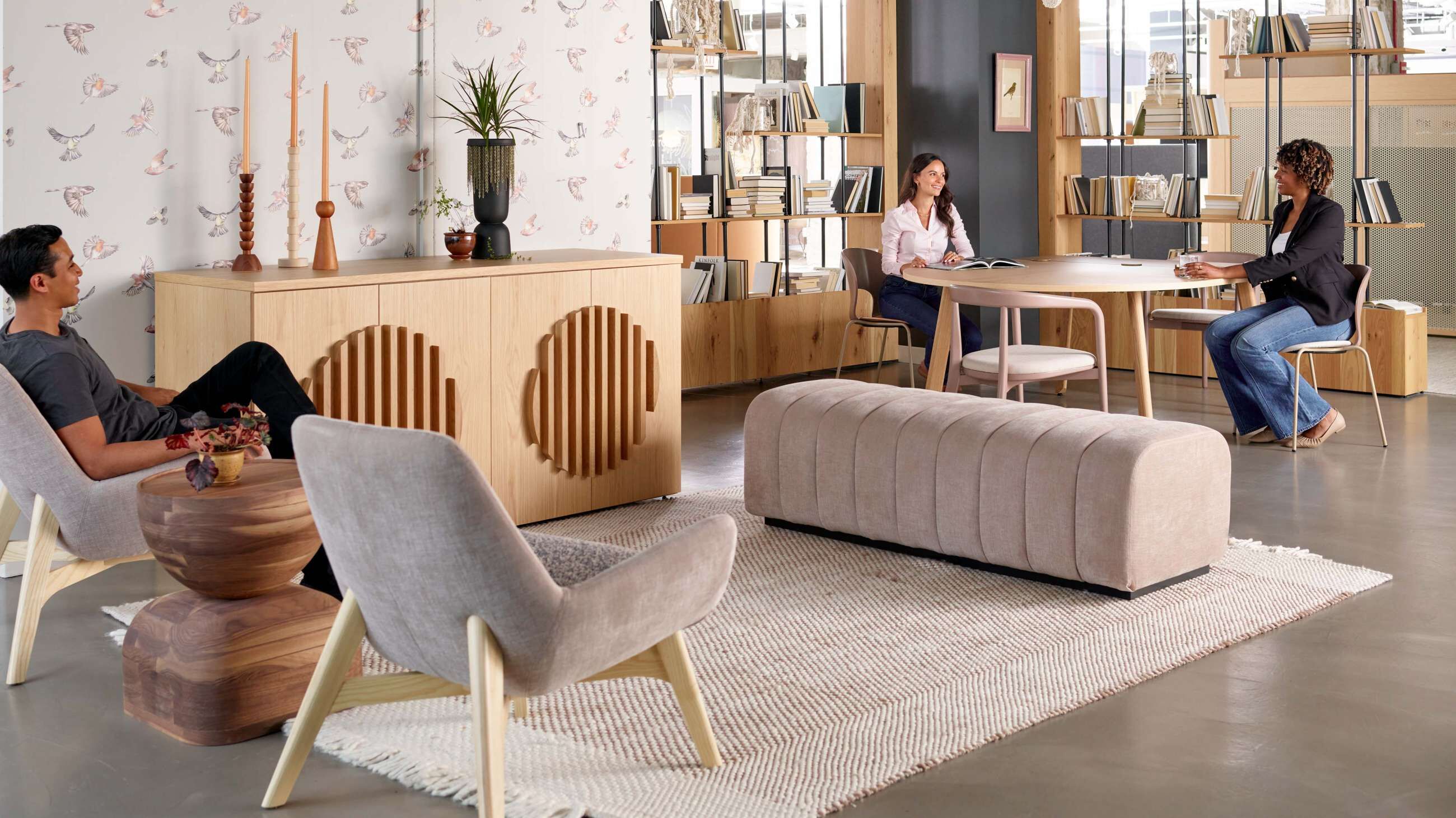 OFS Neocon 2023 Social Hub Break Room Seating | OFS