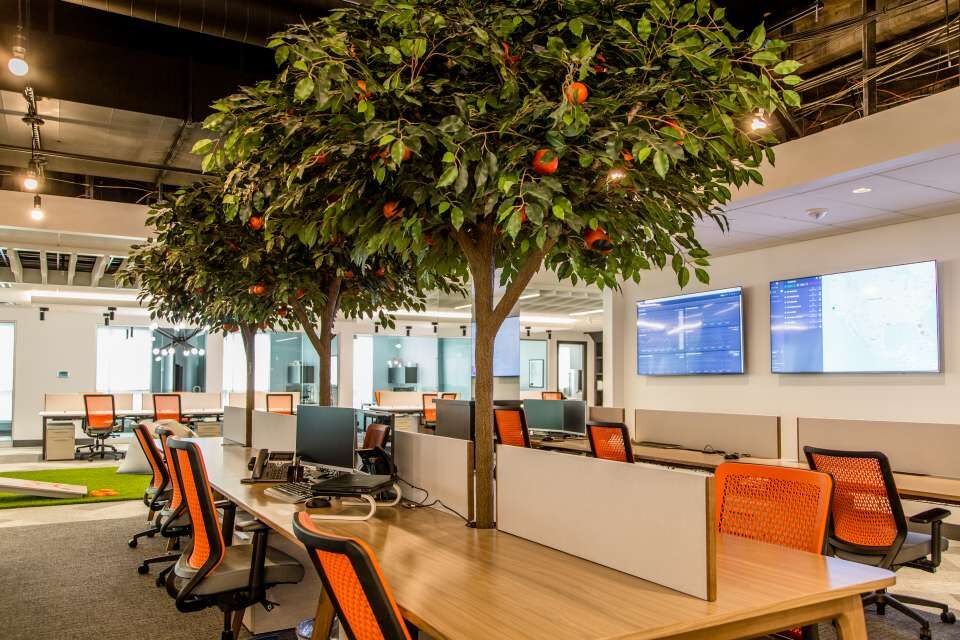 OFS Orangetheory Fitness Spacious Open Office Furniture | OFS