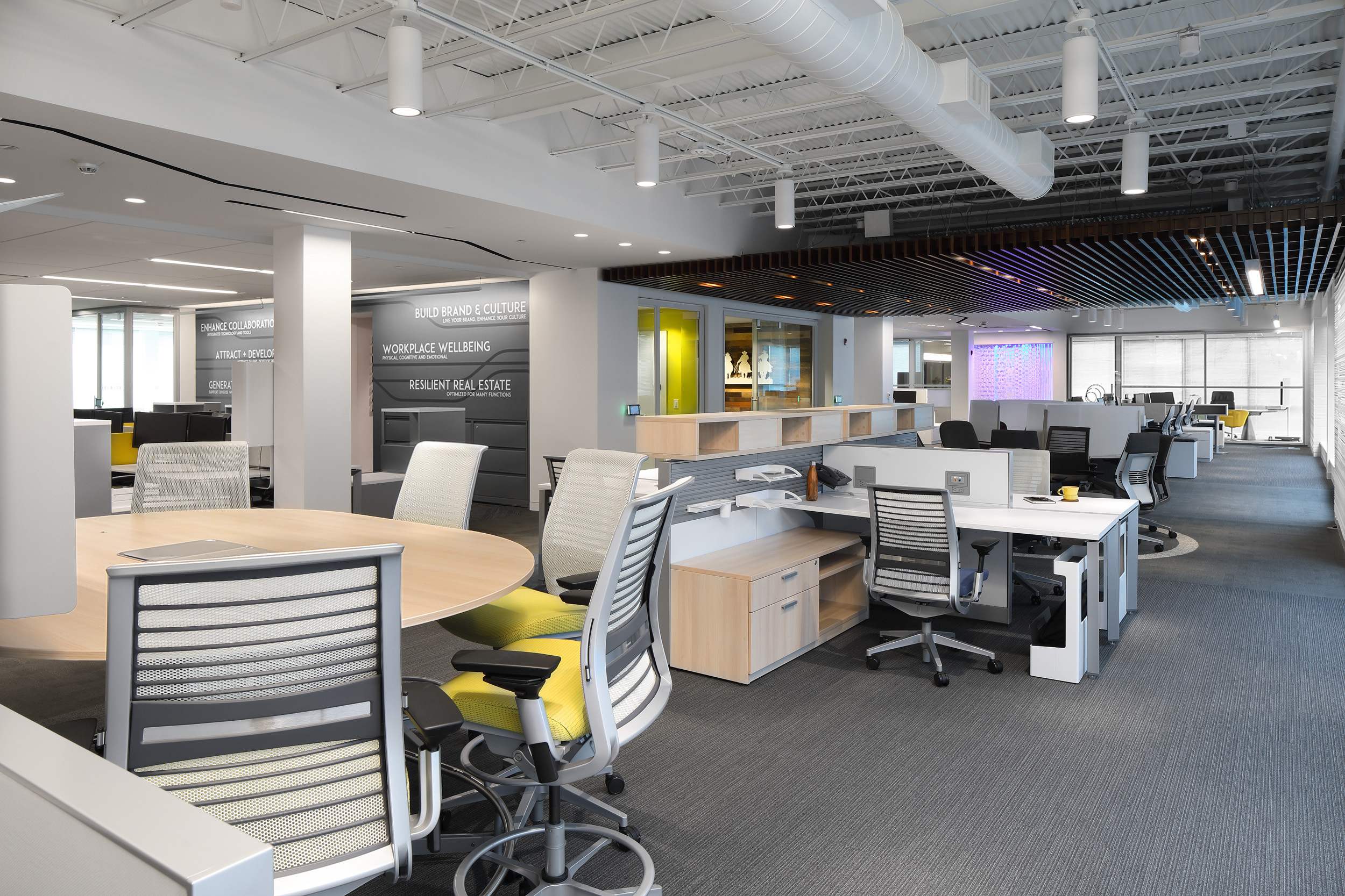 Open Office work setting corporate interiors | Corporate Interiors