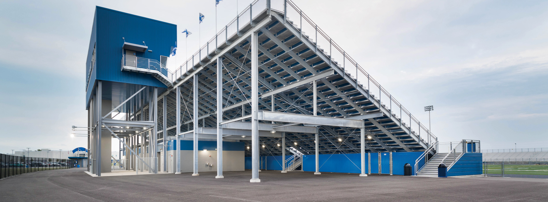 outdoor garage stadium lighting | H.E. Williams, Inc.
