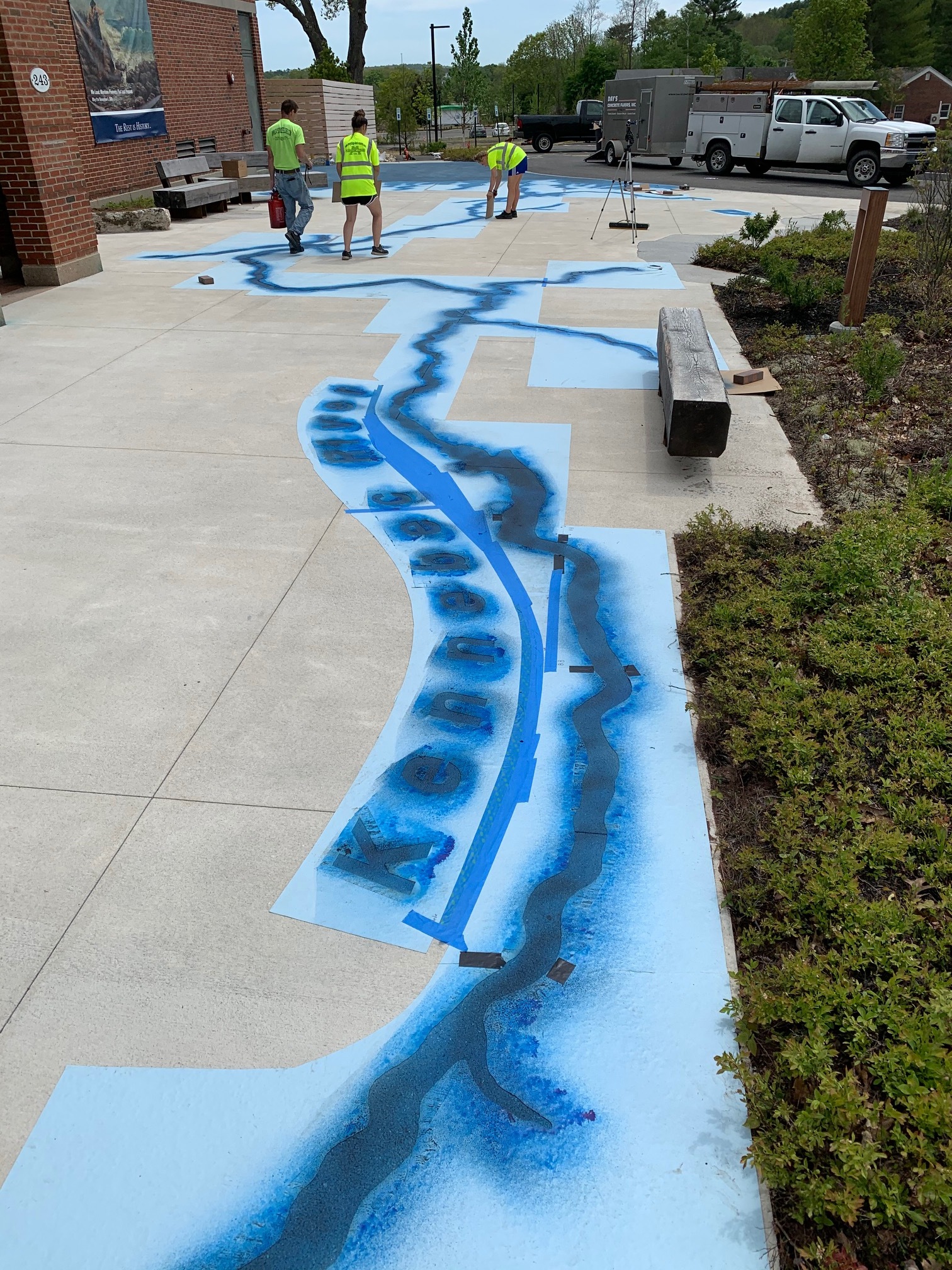 Outdoor Stencil Graphic | Outdoor Graphic | Welch Sign | Welch Sign