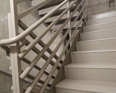 Stairs // S200 Checker Plate | Pacific Stair Corporation