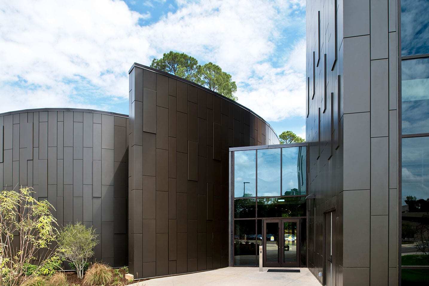 Painted Aluminum Exterior Design - Shadow Series - Dri-Design - Campus ...