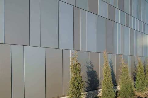 Aluminum Painted Panels, Exterior Panel Design, Dri-Design, Close-up ...