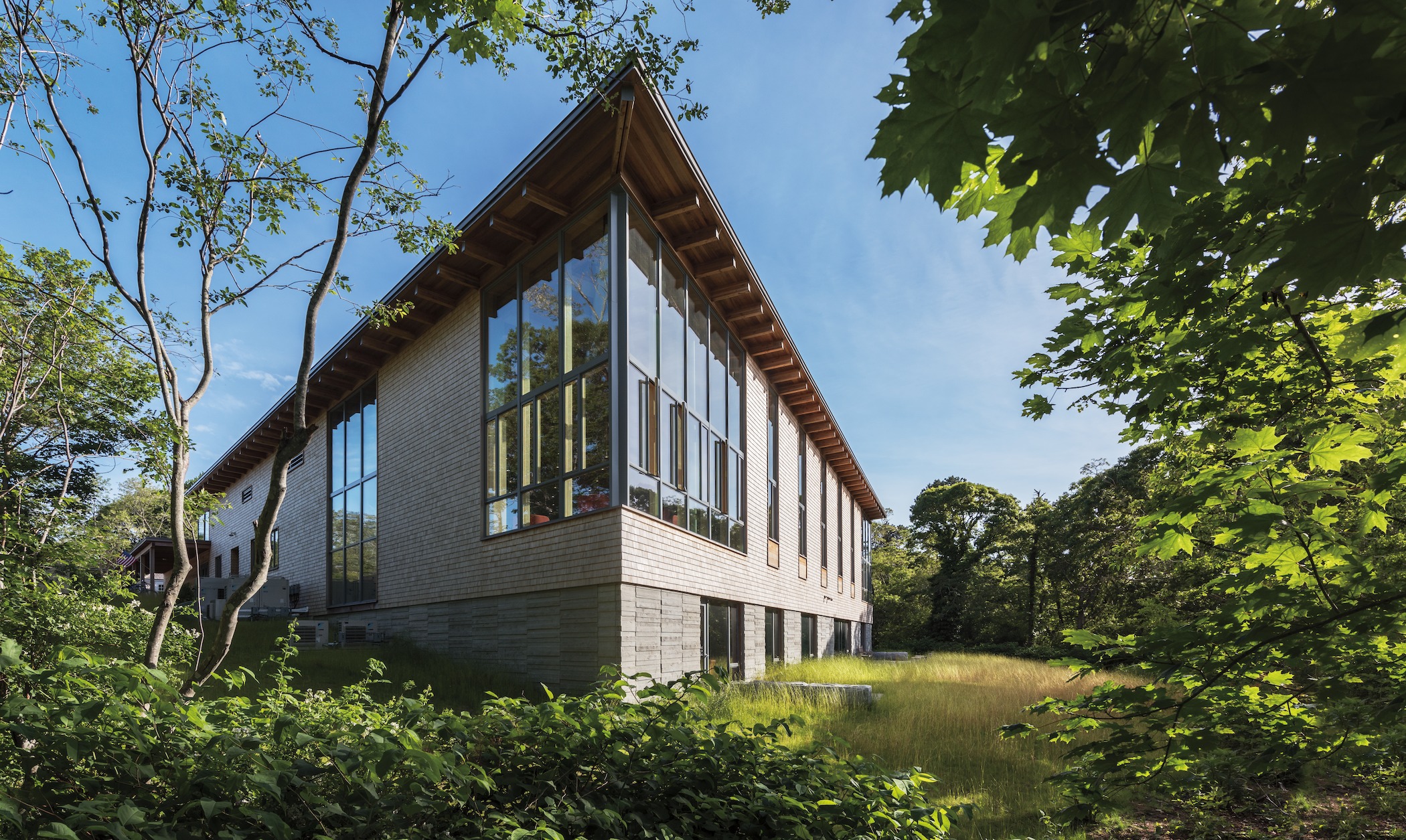 Pella Windows and Doors Eastham Public Library Brick and Window Facade ...