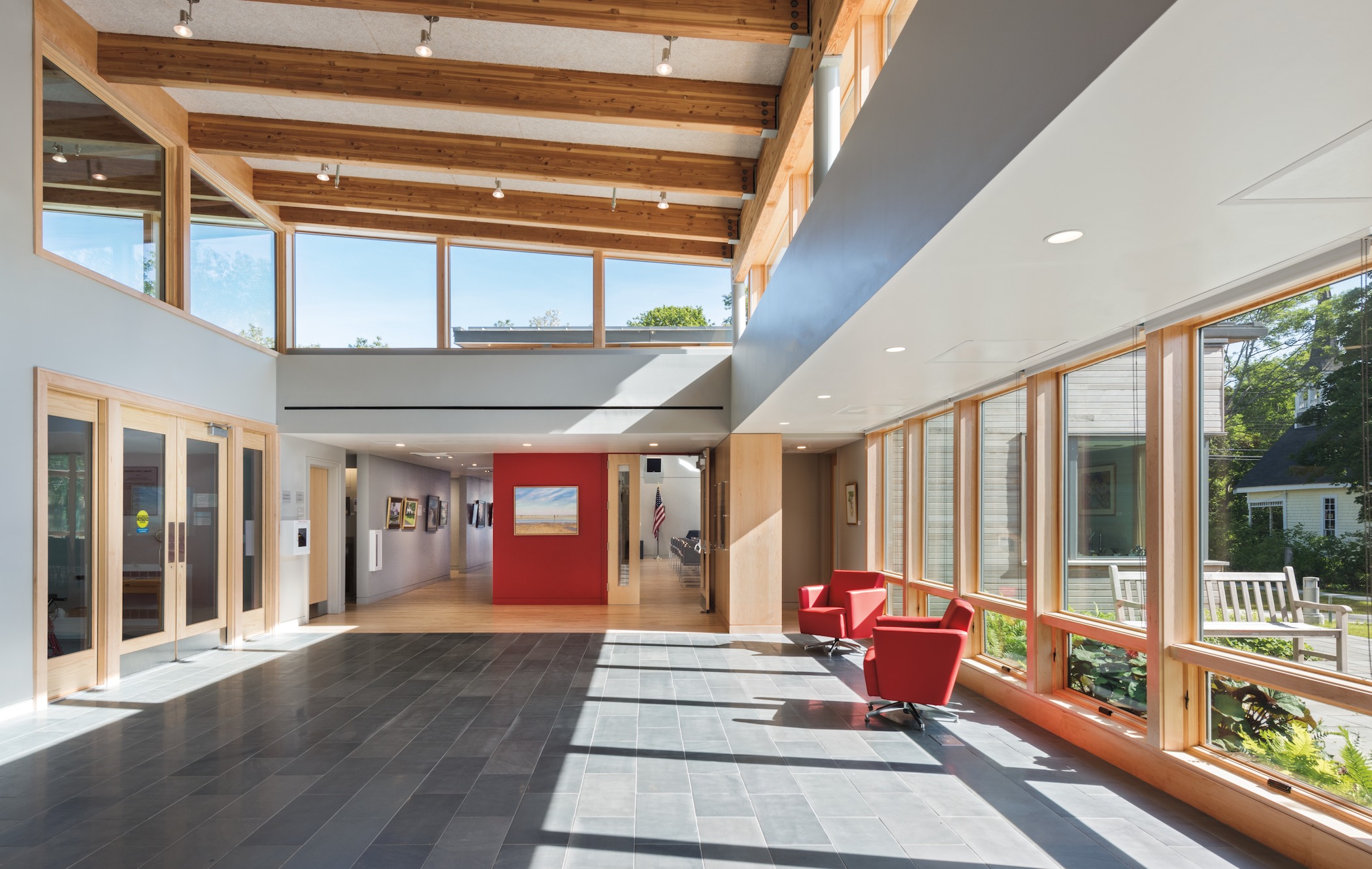 Pella Windows and Doors Eastham Public Library Lobby Design | Pella ...