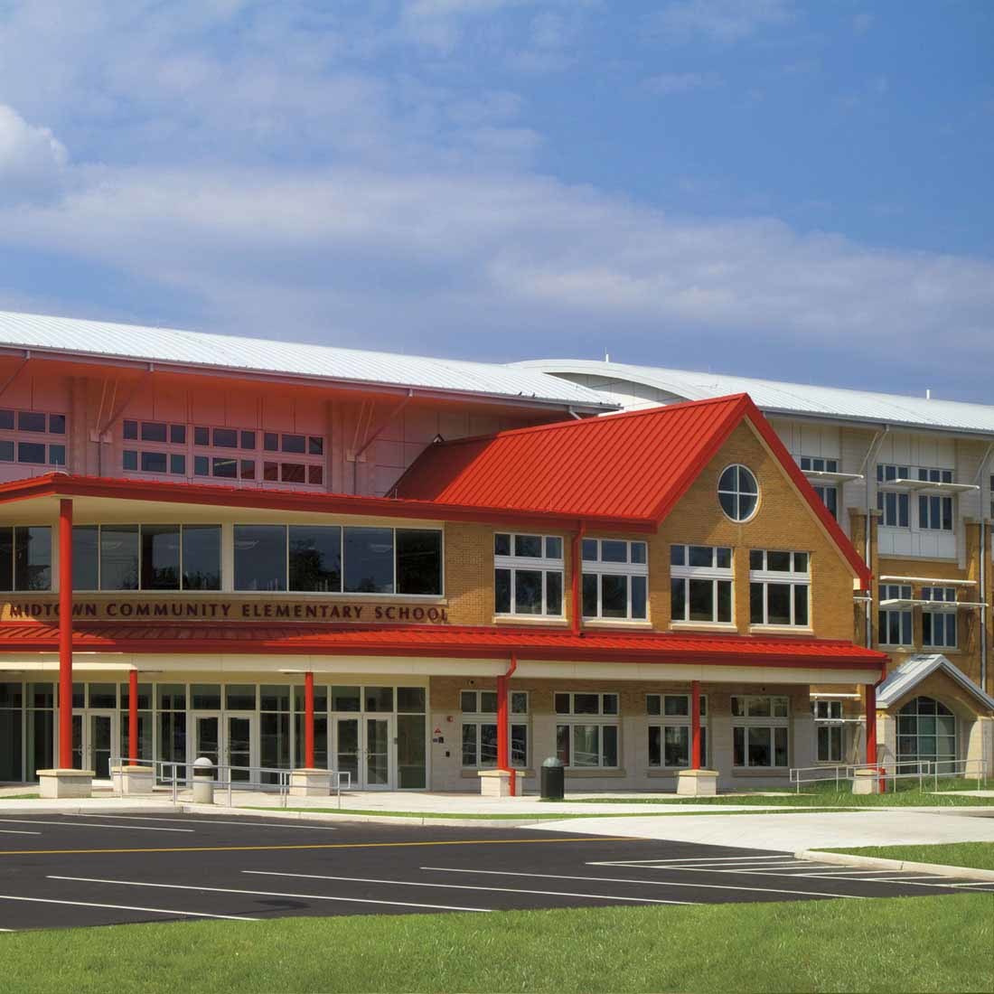 Pella Windows and Doors Midtown Community Elementary School Front ...