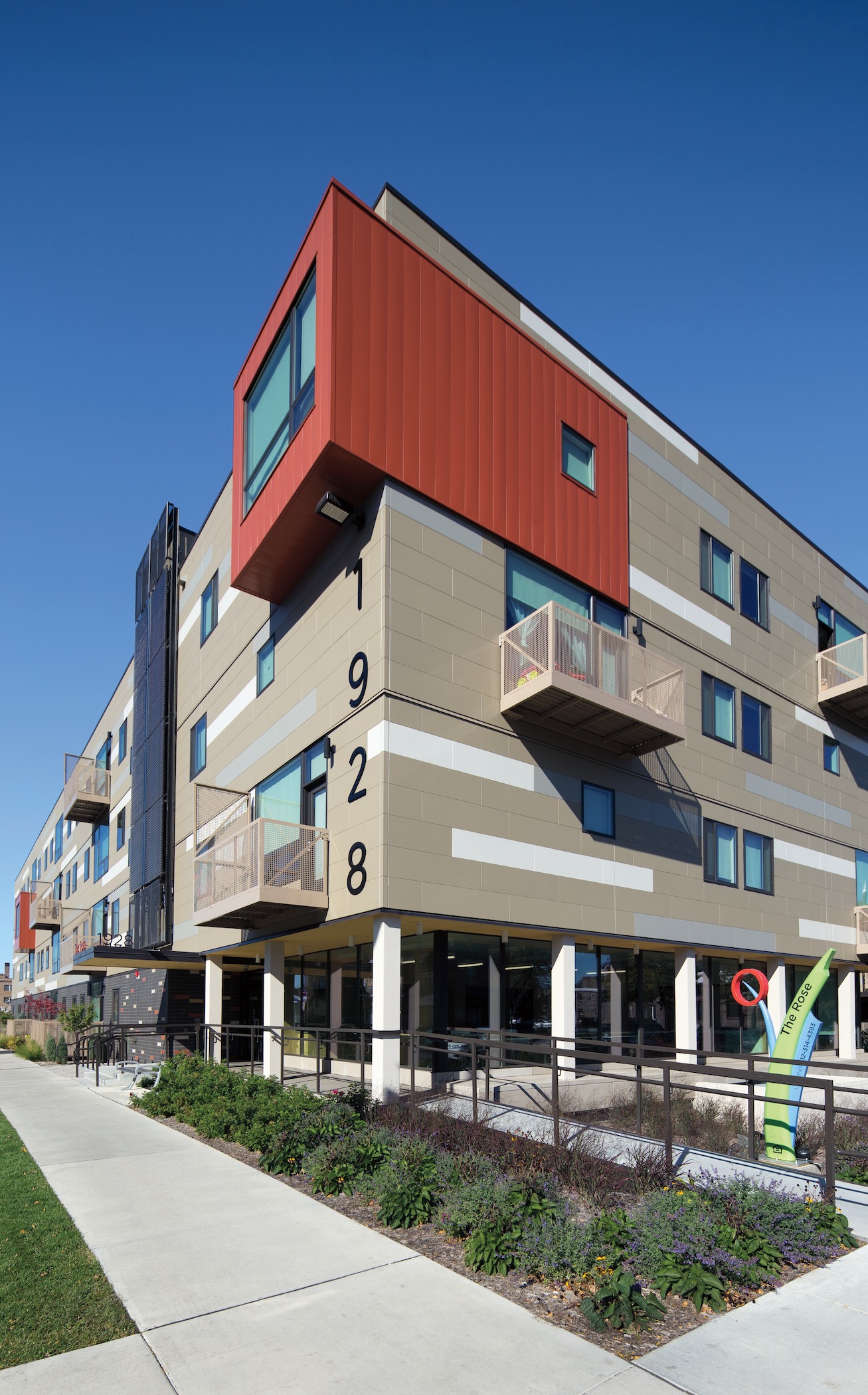 Pella Windows and Doors The Rose Multi-Family Housing Exterior Patio ...