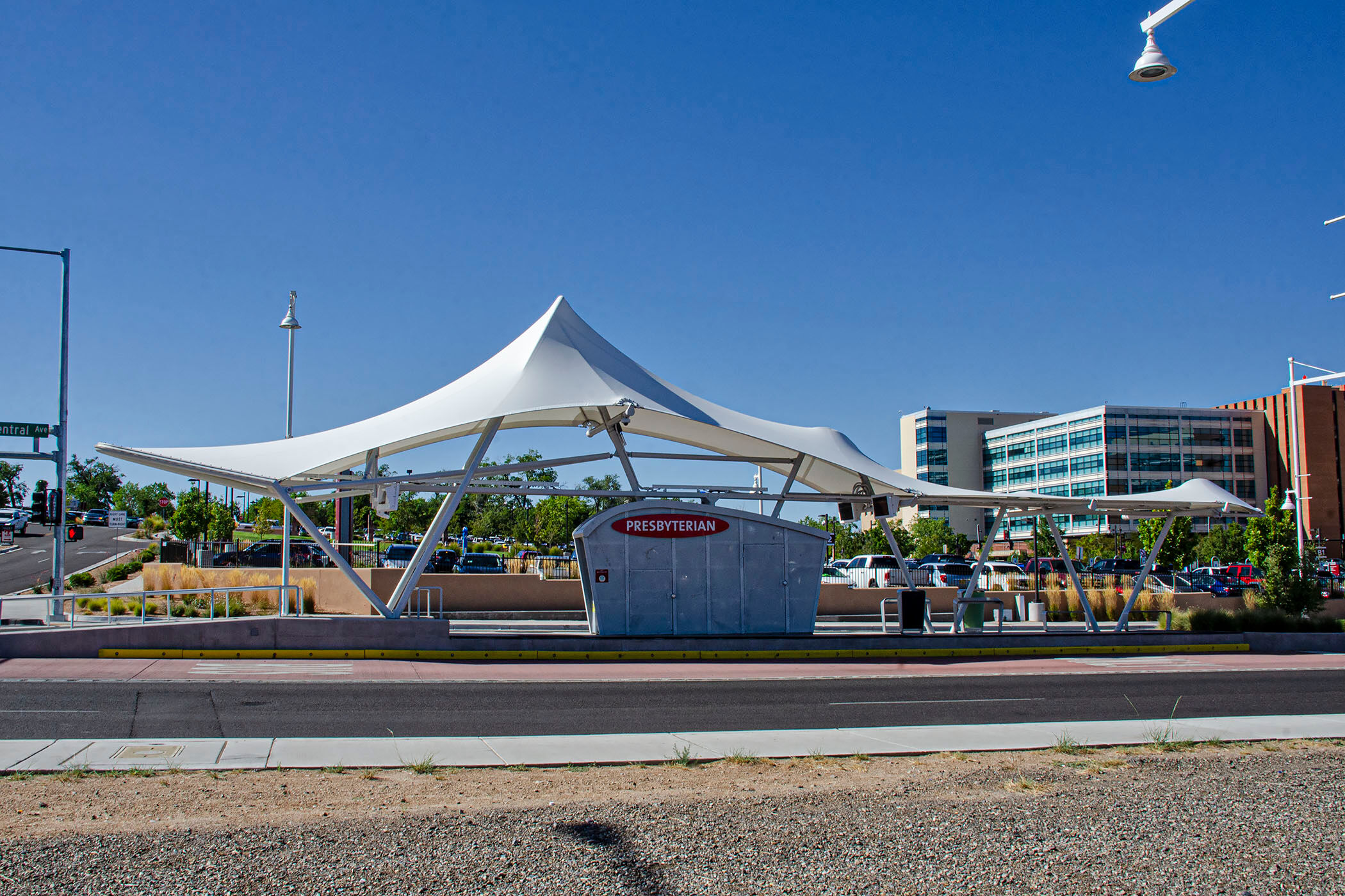 Pfeifer Structures Albuquerque Rapid Transit Bus Stations Fabric ...