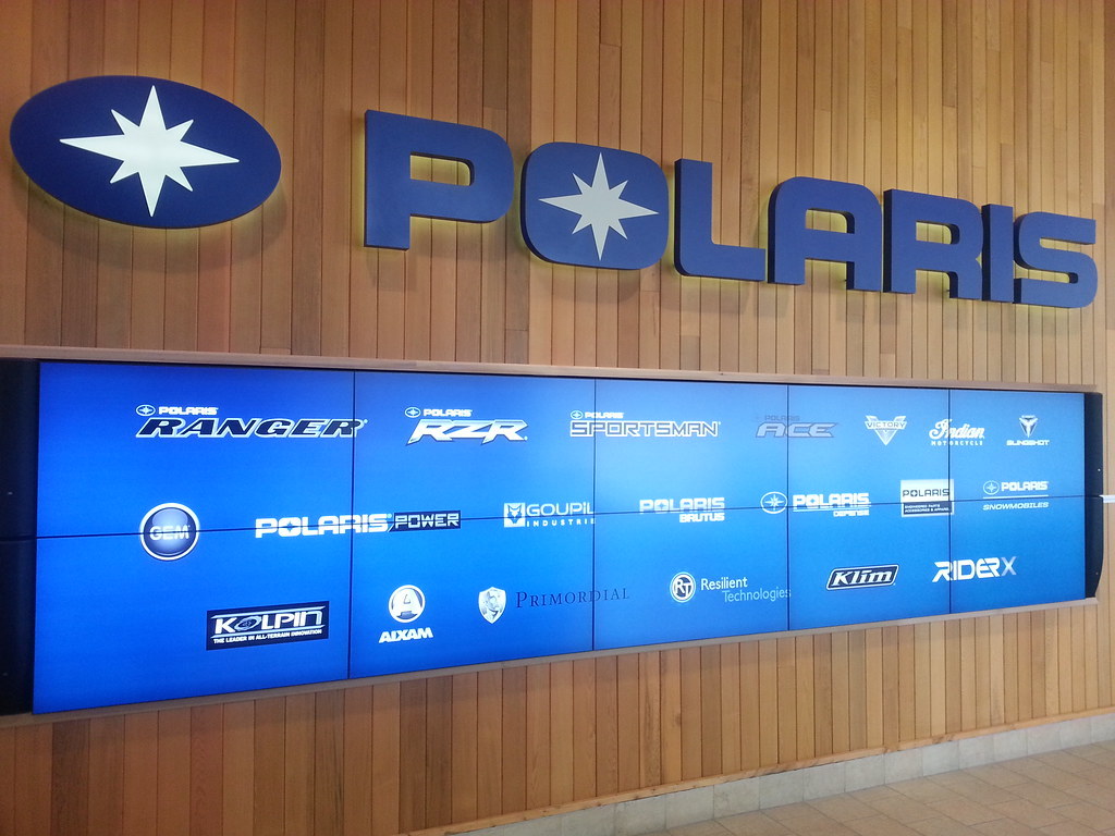 Polaris corporation tierneybrothers led signage | TierneyBrothers