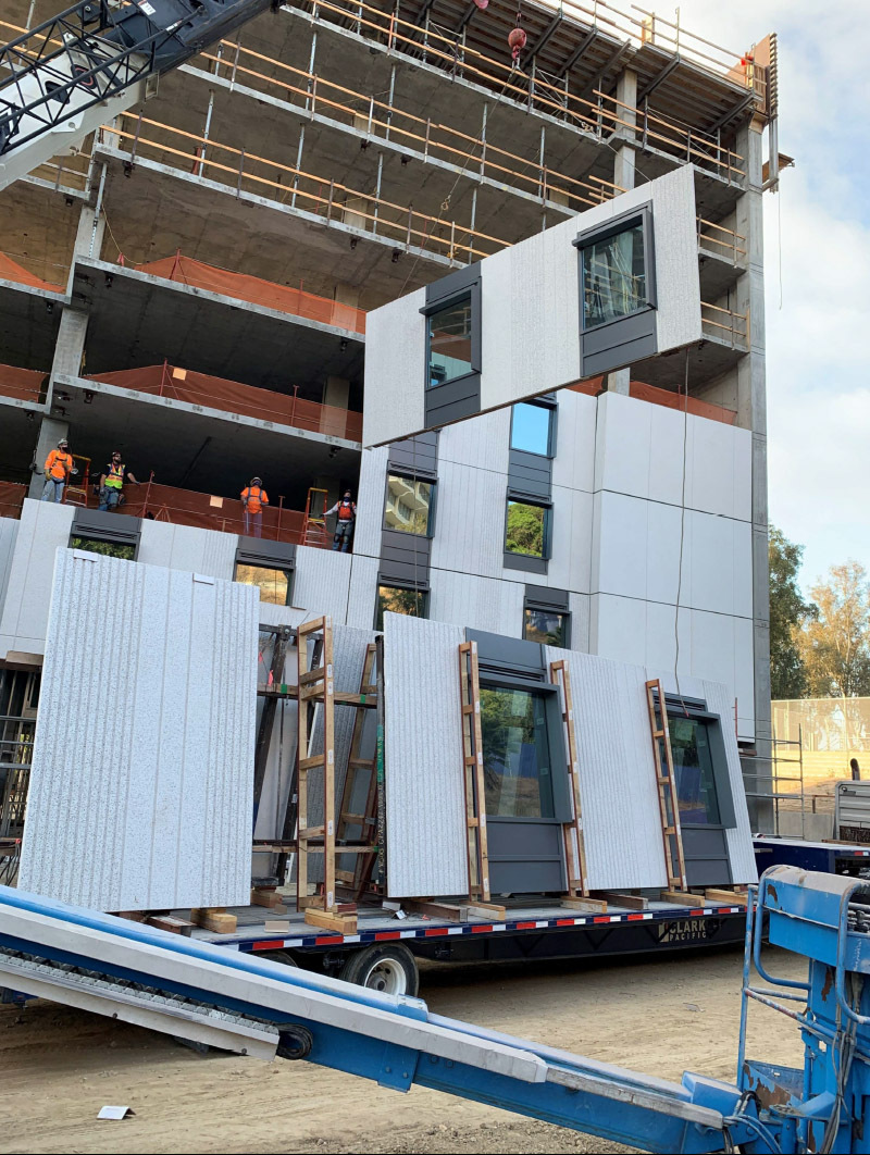 Precast Concrete exterior wall with window | Infinite Facade