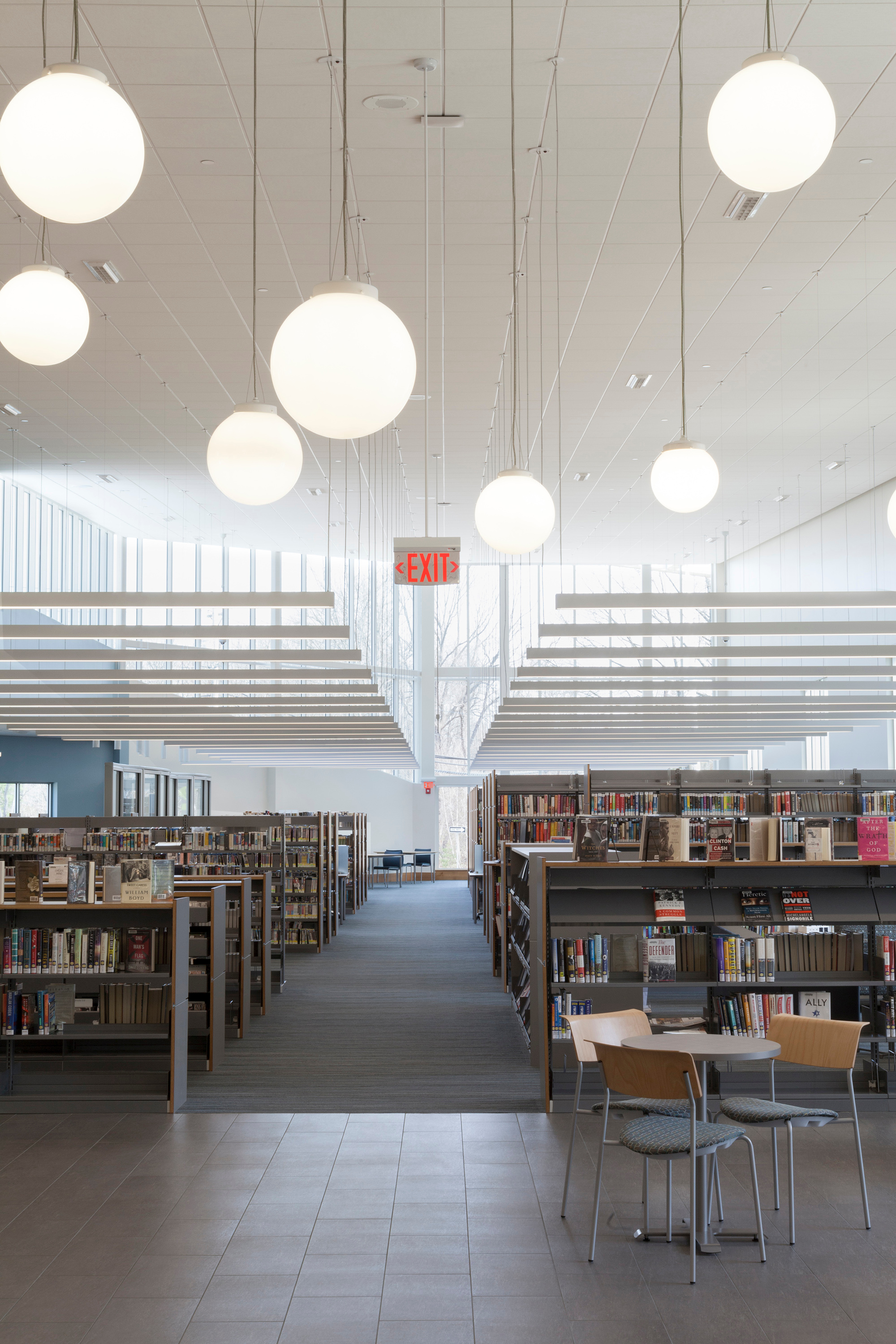 Profile linear luminaires by Fluxwerx | Christa McAuliffe Library ...
