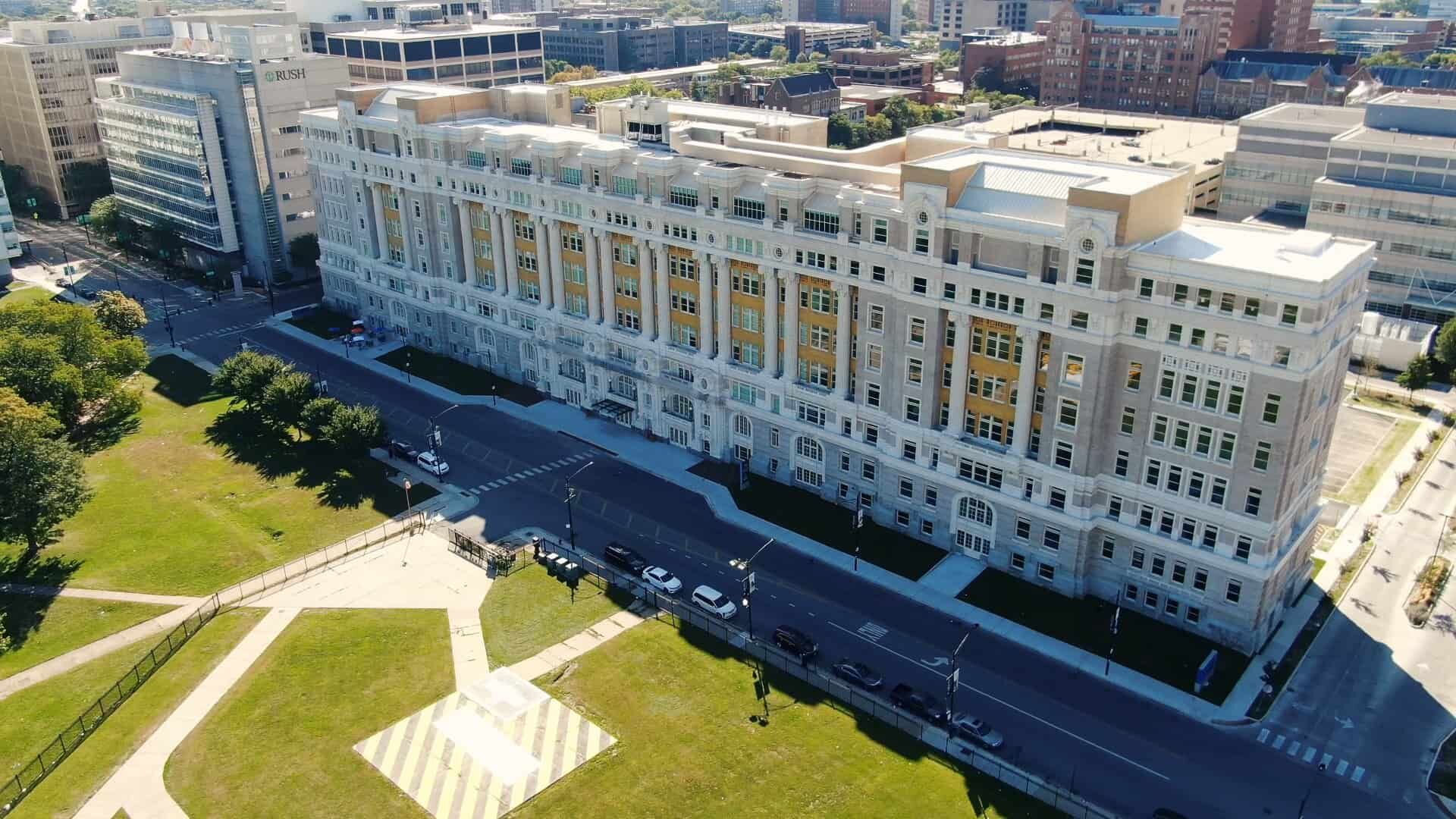 Prosoco Cook County Hospital Exterior Backside | PROSOCO