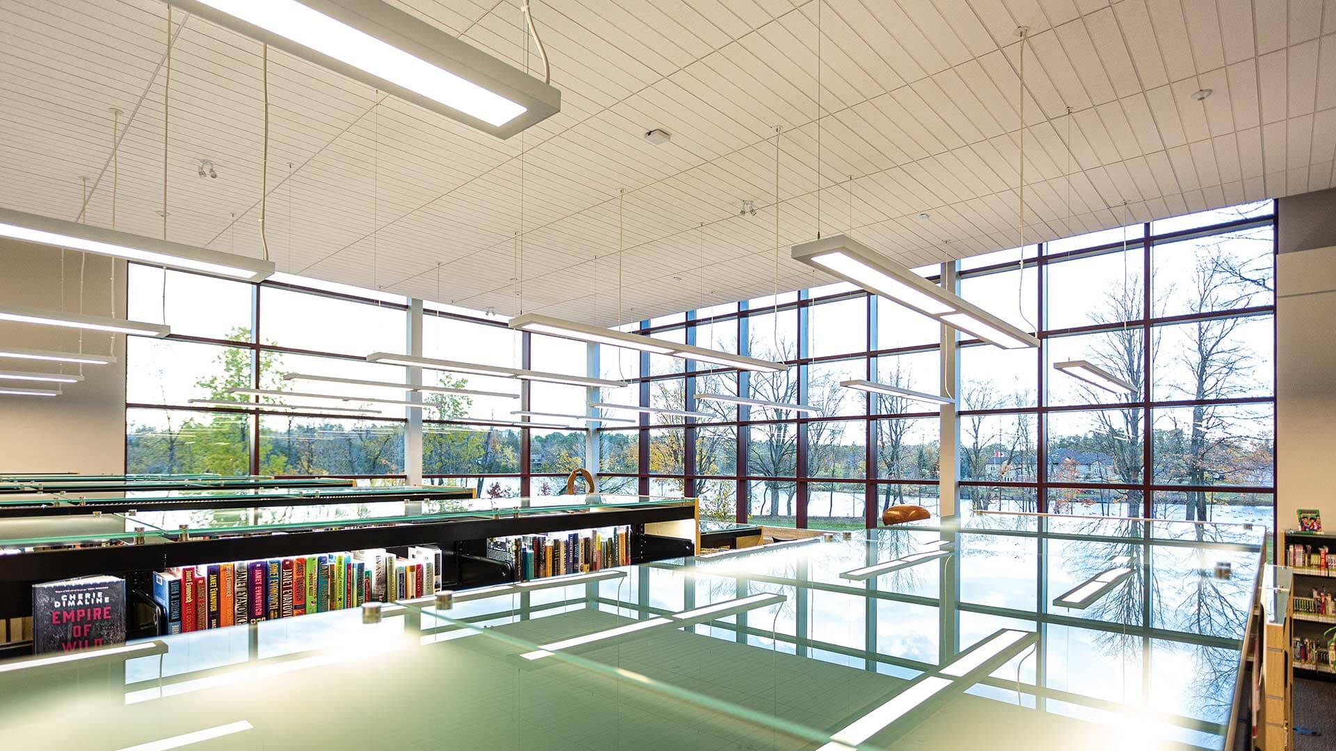 public library acuity brands commercial space lighting | Acuity Brands