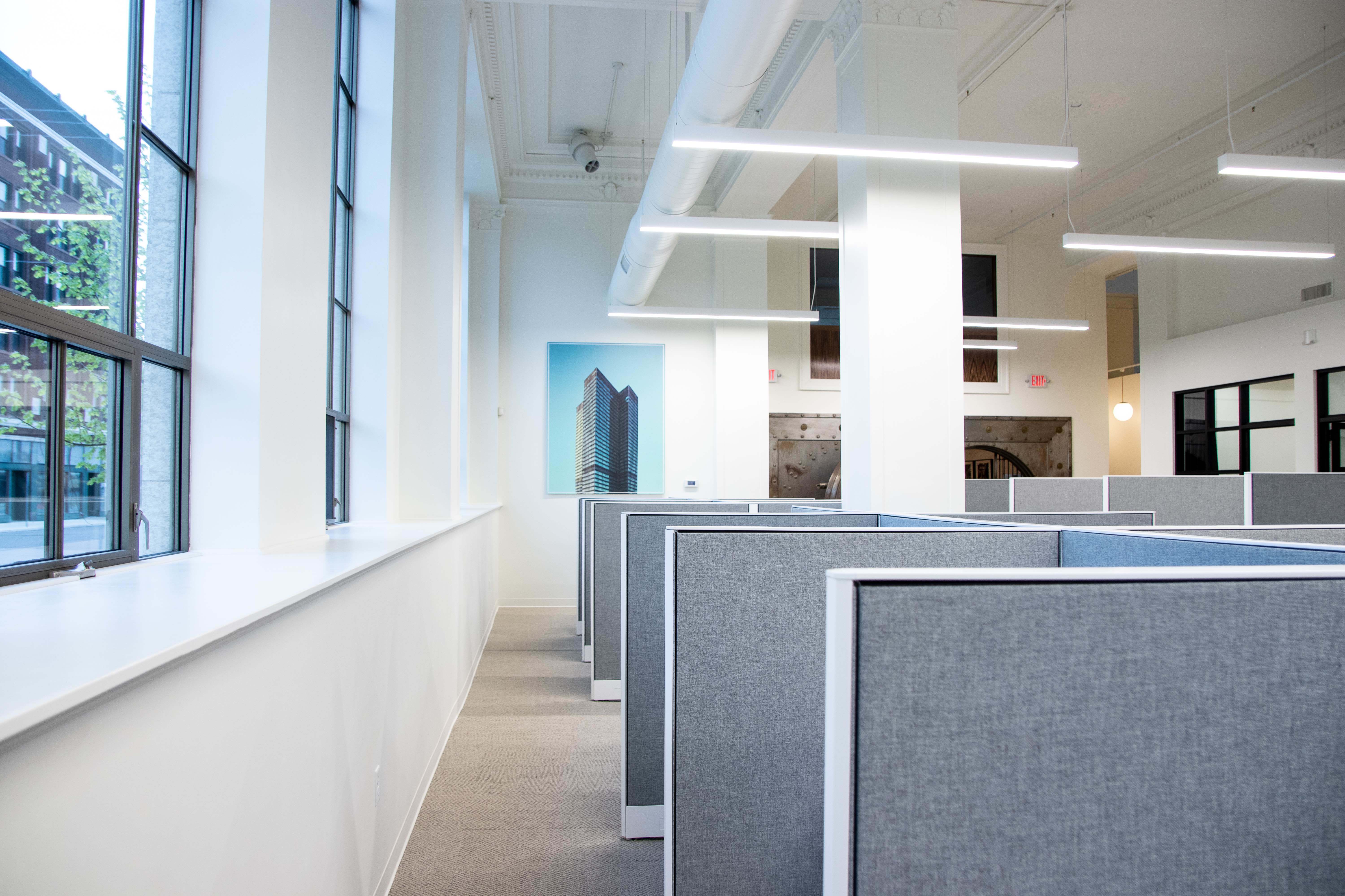 Pulse Products Office Space Design Mortarr Headquarters Open Office ...