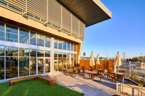 Pure and FreeForm Modern Gas Station Design Gotham Patina and Old Dirty ...