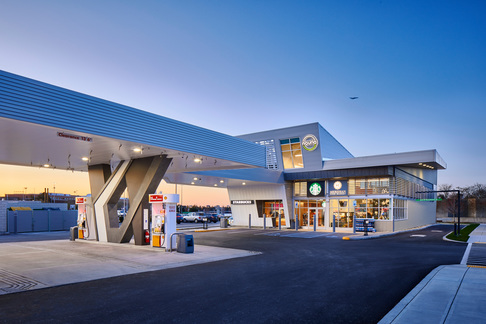 Pure and FreeForm Modern Gas Station Design Gotham Patina and Old Dirty ...