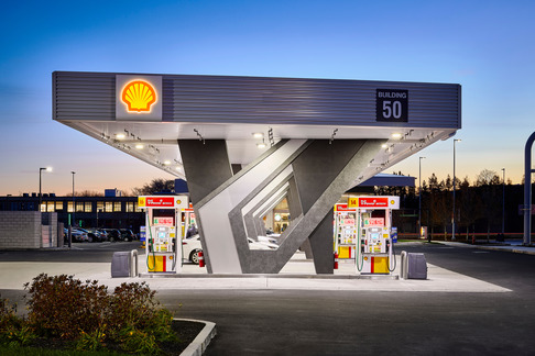 Pure and FreeForm Modern Gas Station Design Gotham Patina and Old Dirty ...
