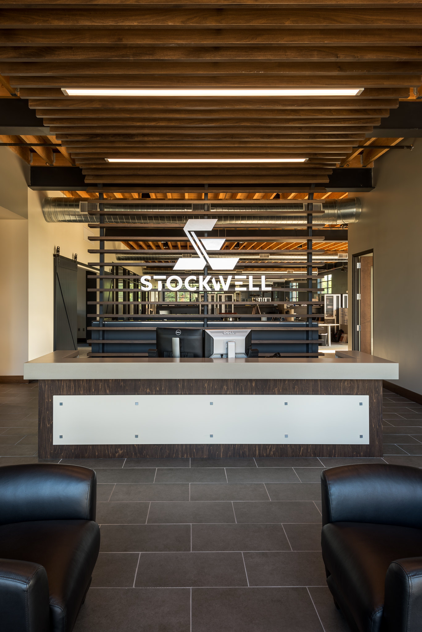 Reception Area Ideas and Materials | Koch Hazard Architects