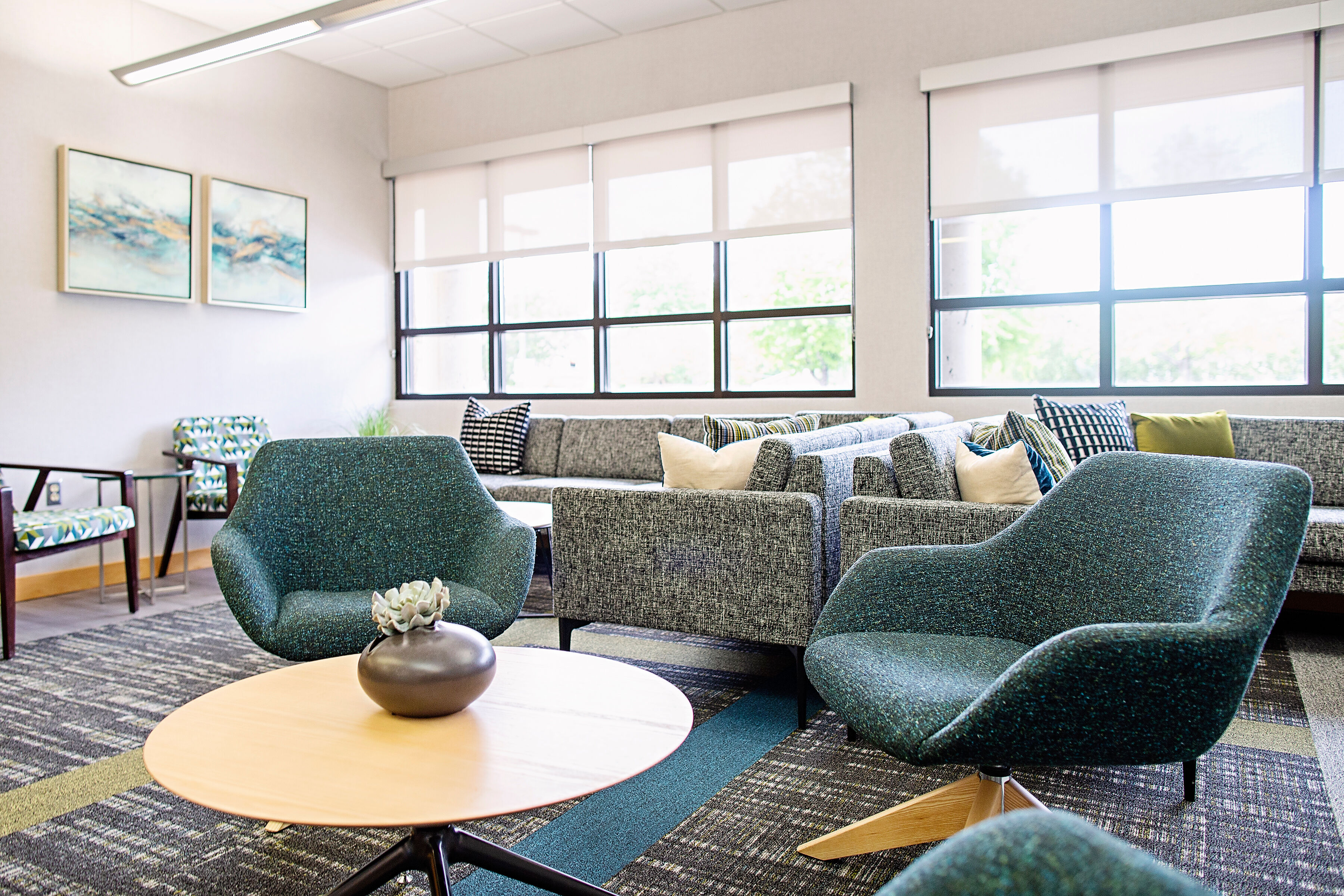 Reception Waiting Area | Lenae Design