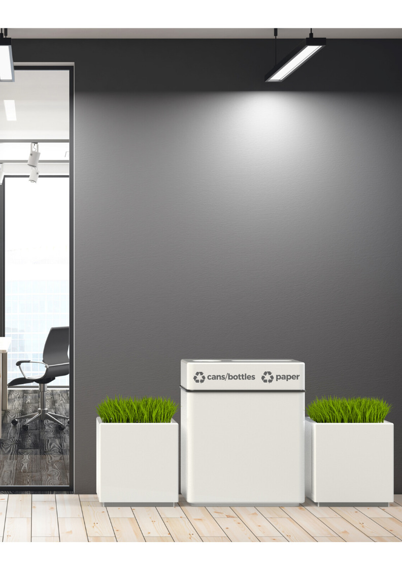 Recycle Center with Planters | Allé Designs