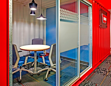 Shipping Container Meeting Rooms | DESIGN+BUILD