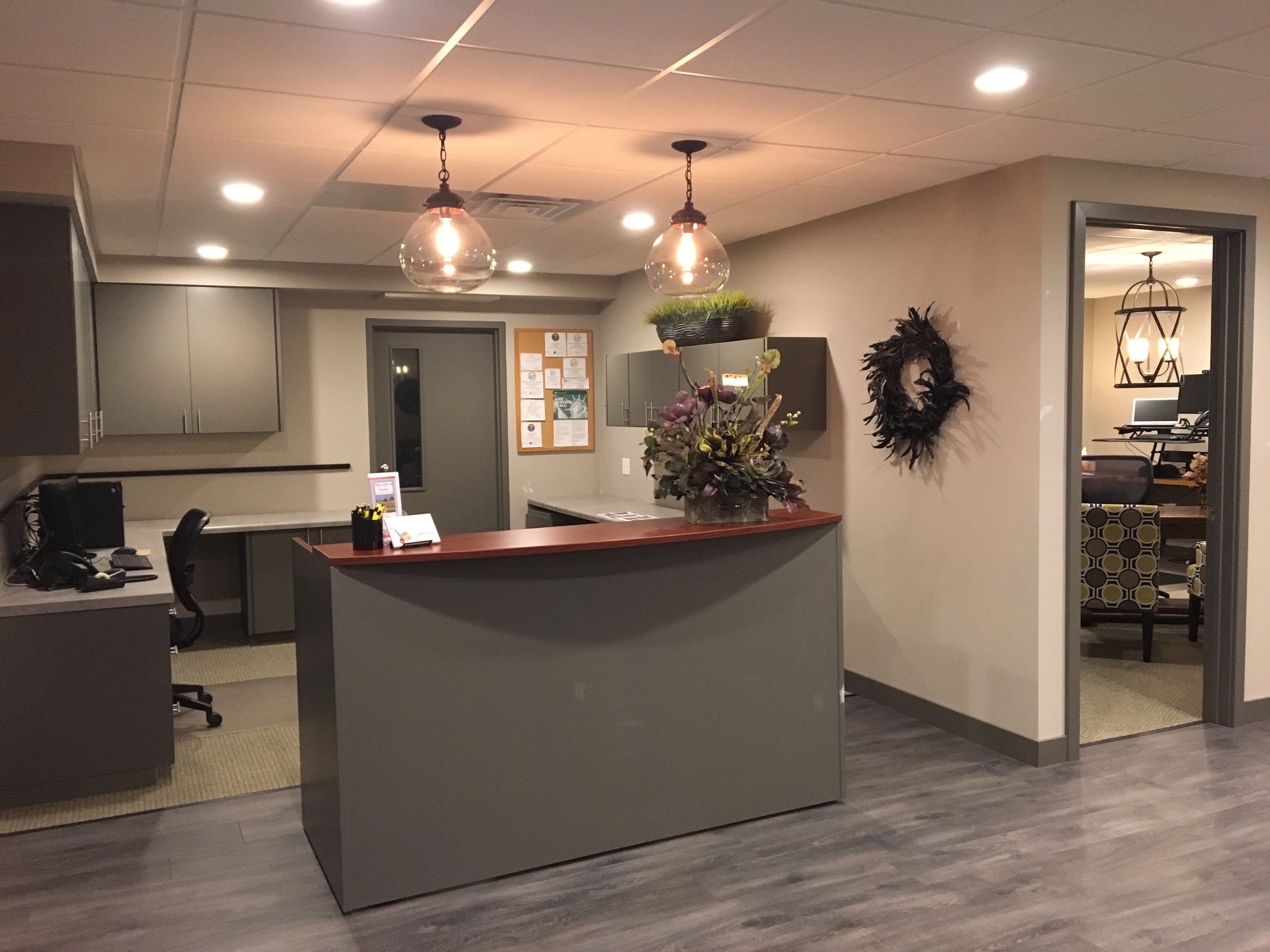 Red Door Construction Reception area | Red Door Construction