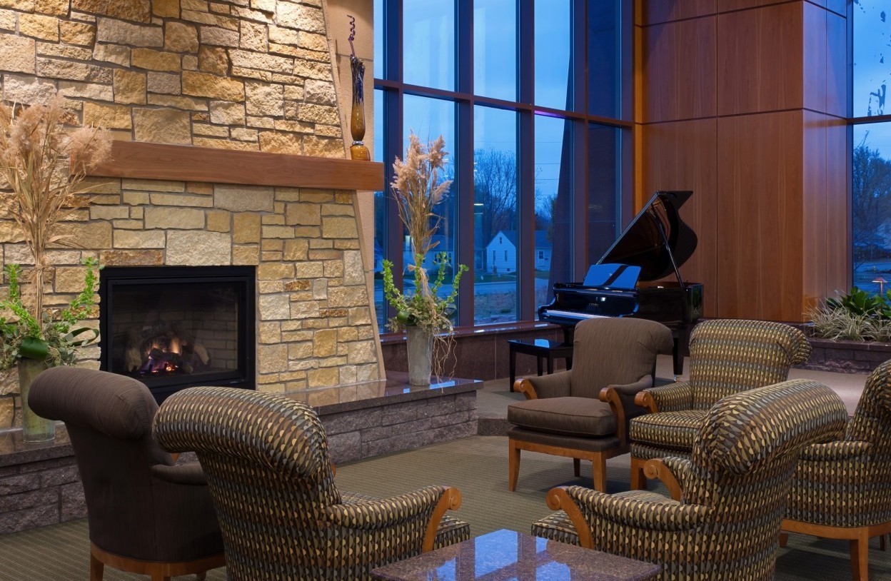 Relaxing Fireplace Lounge | Journey Group